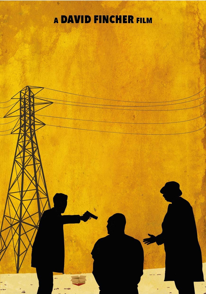 Seven Minimalist Poster Se7en Alternative Cult Movie Print David ...