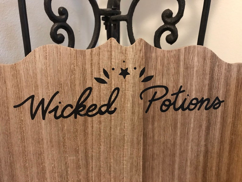 Potions Wood Display Case. A Display Case for Halloween Decor or for a ...