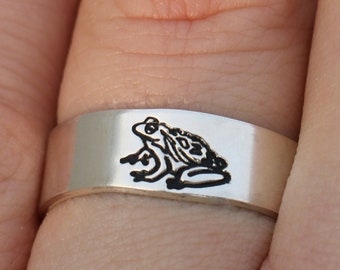 Resin Frog Rings Cute Couple/friendship Rings, Statement Rings, Quirky ...