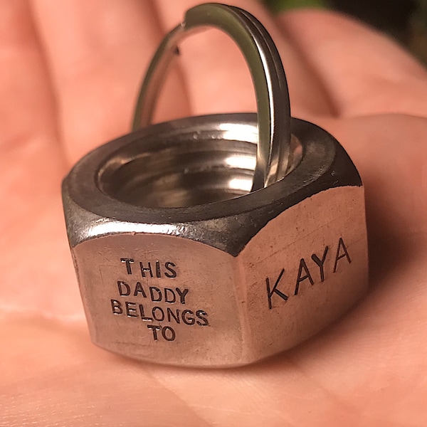 Father Keychain - Etsy