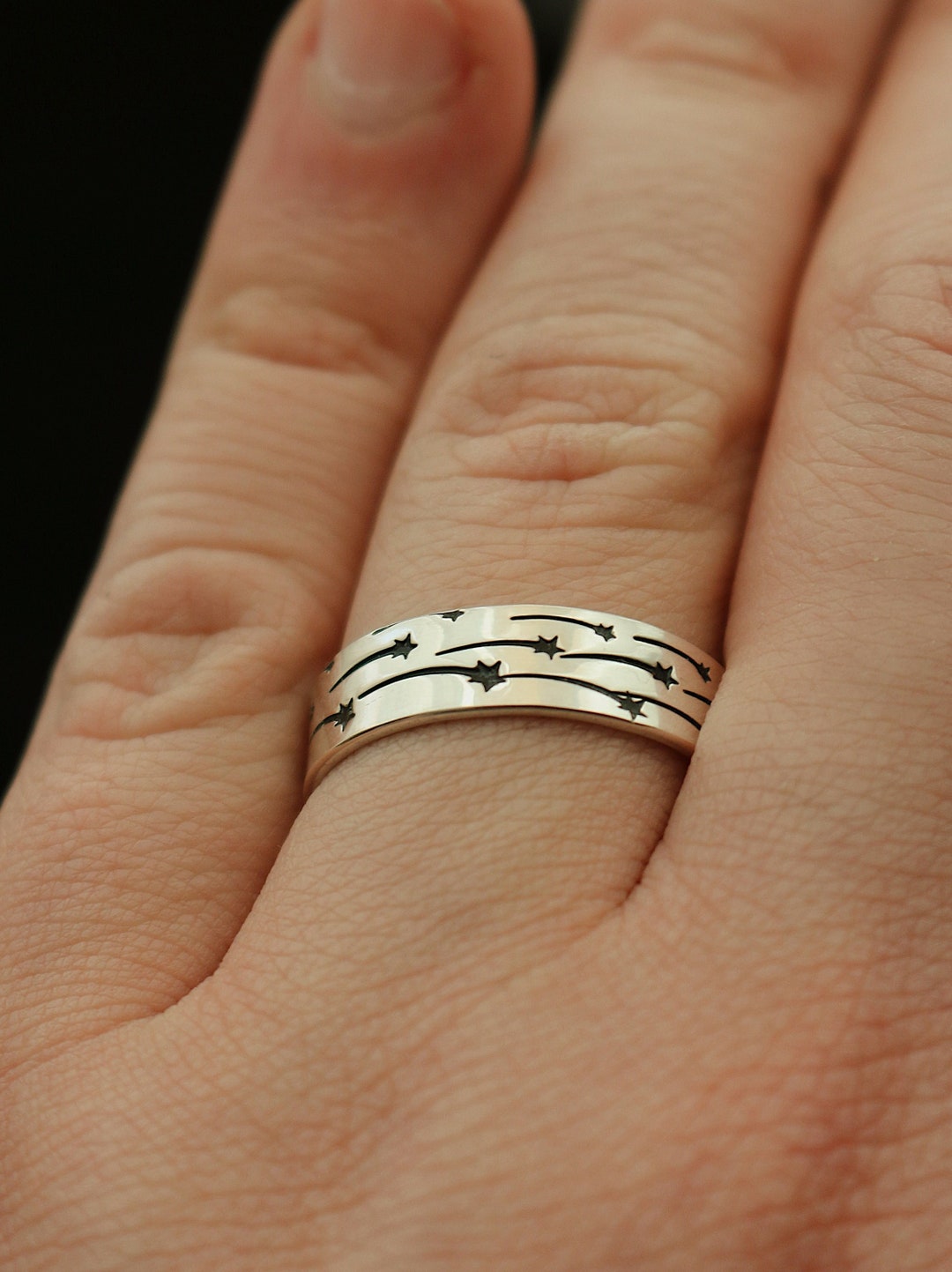Shooting Stars Ring | Solar System Jewelry | Star Ring | Best Friend ...