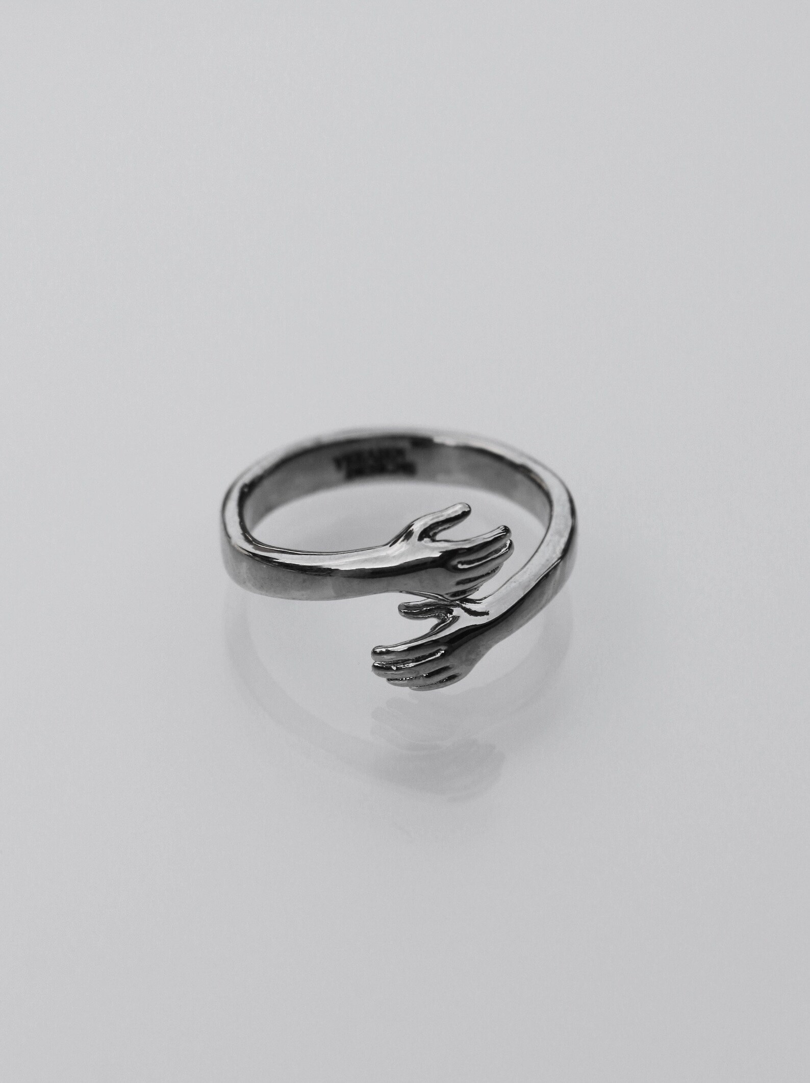 Adjustable Stainless Steel Hug Ring | Promise Ring for Couples - Etsy