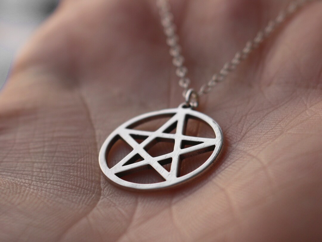 Pentacle Necklace | Best Friend Birthday Gift | Halloween Necklace ...