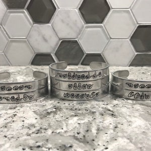 ASL Name Bangle Bracelet | American Sign Language Gift | ASL ...