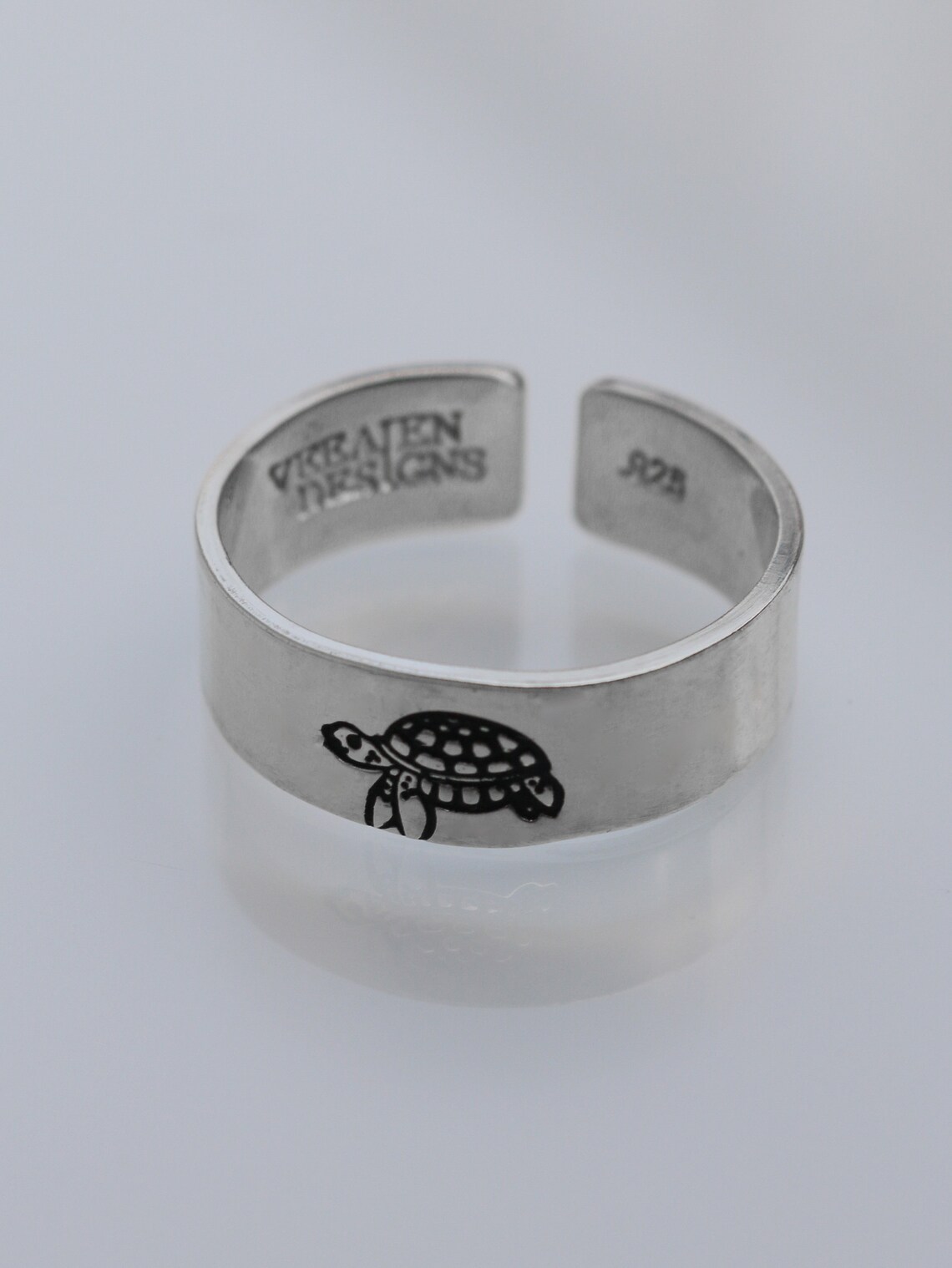 Sea Turtle Ring | Ocean Turtle Ring | Cute Turtyle Stacking Ring ...