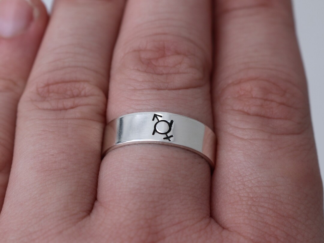 Gender Fluid Symbol Ring | Genderqueer Jewelry | Gender Fluid Pride ...