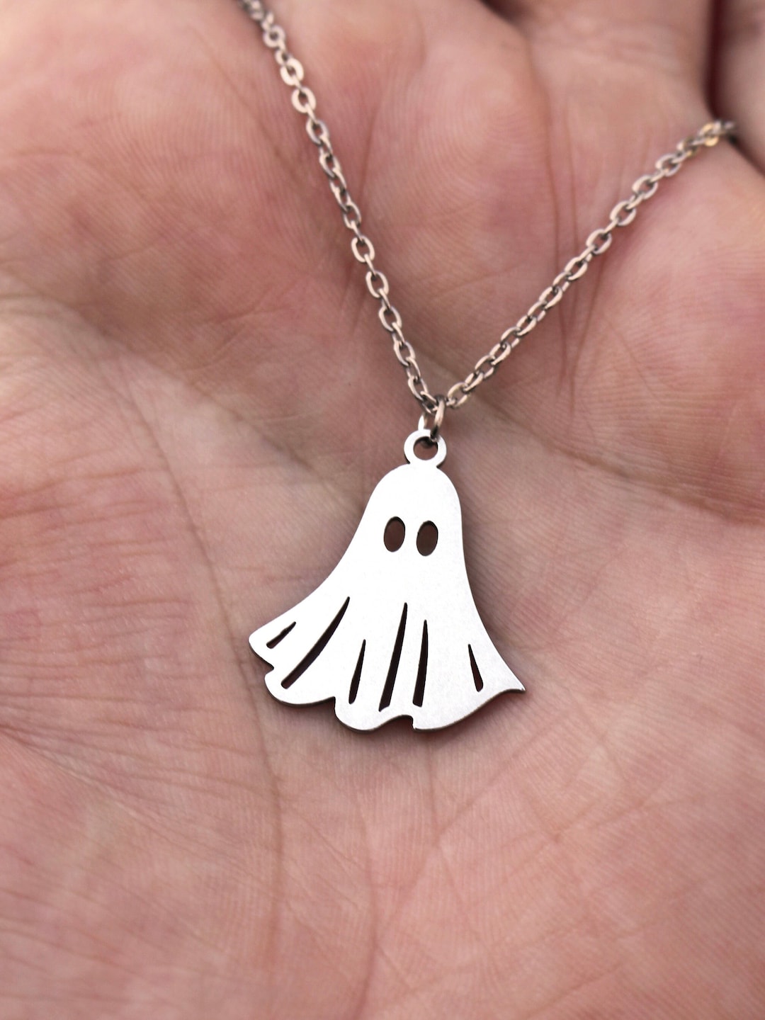 Ghost Necklace | Halloween Jewelry | Best Friend Birthday Gift ...