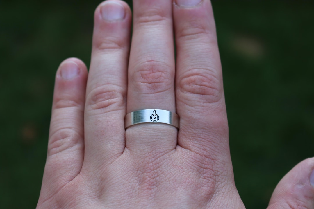 Uranus Alchemy Symbol Ring | Innovation Freedom Jewelry | Cosmic Symbol ...