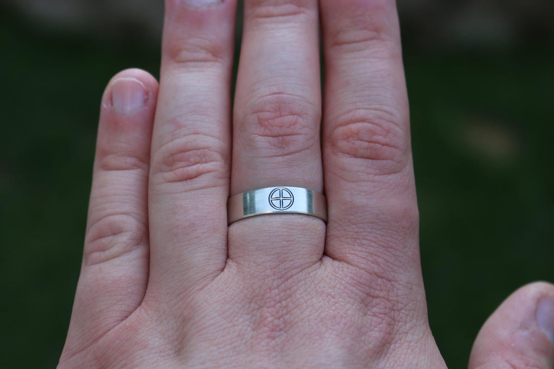 Earth Alchemy Symbol Ring | Earth Element | Grounding Jewelry ...