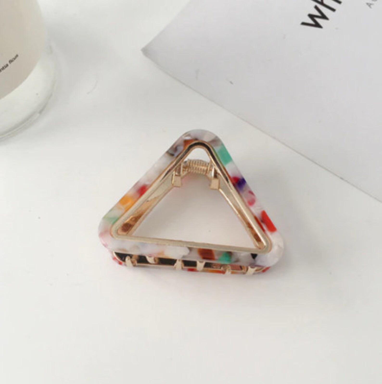 Quick Ship ELAN Triangle Hair Modern Claw Crab Clip Cute - Etsy