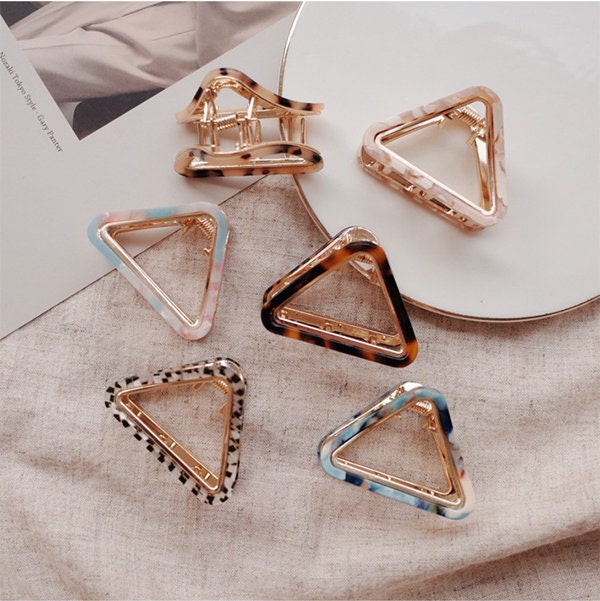 Quick Ship ELAN Triangle Hair Modern Claw Crab Clip Cute - Etsy