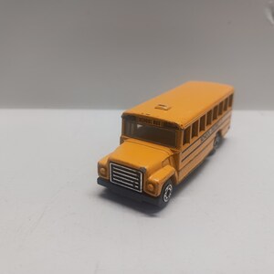 Match Box 1985 School Bus Metal Car Toy Diecast Toys - Etsy