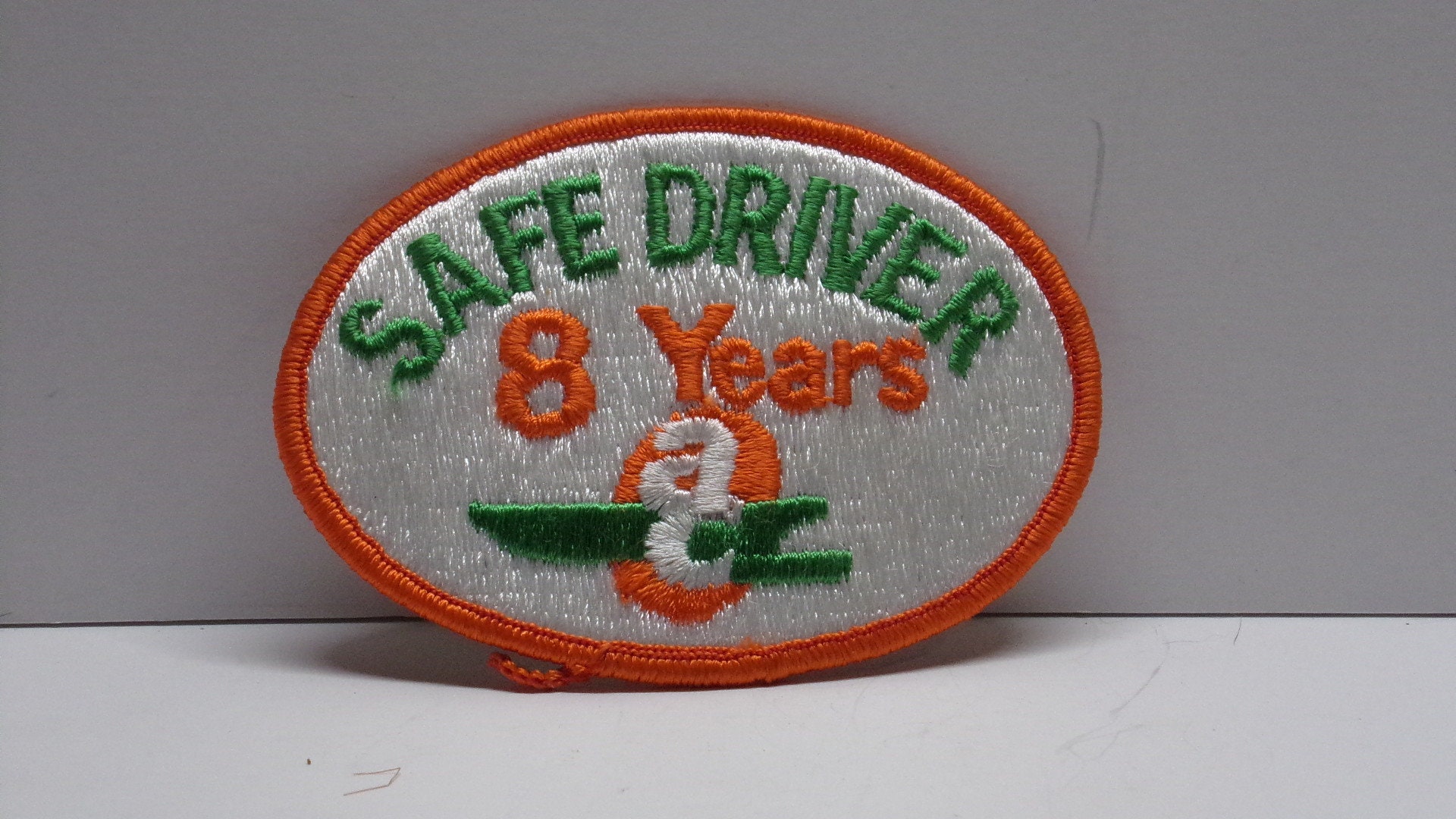 Safe driver 8 years patch from 1970s | Etsy