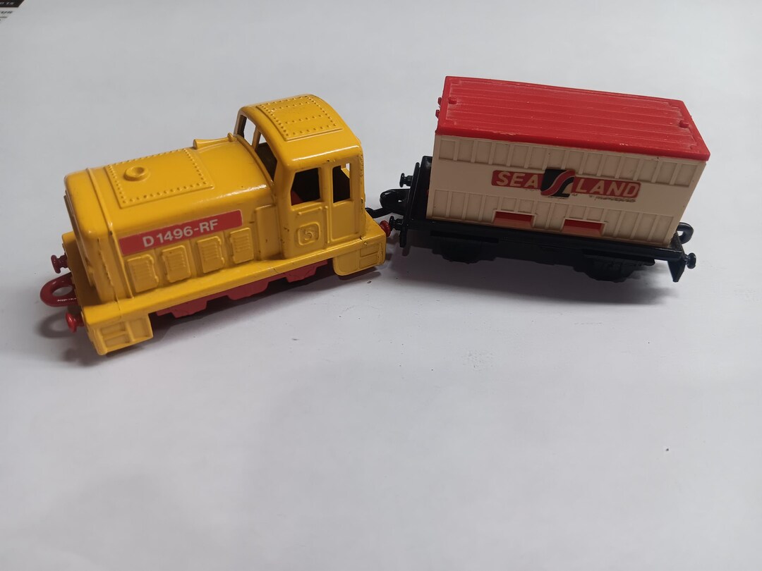 Matchbox Superfast Train Locomotive No 24 Shunter and Box Car From 1978 ...