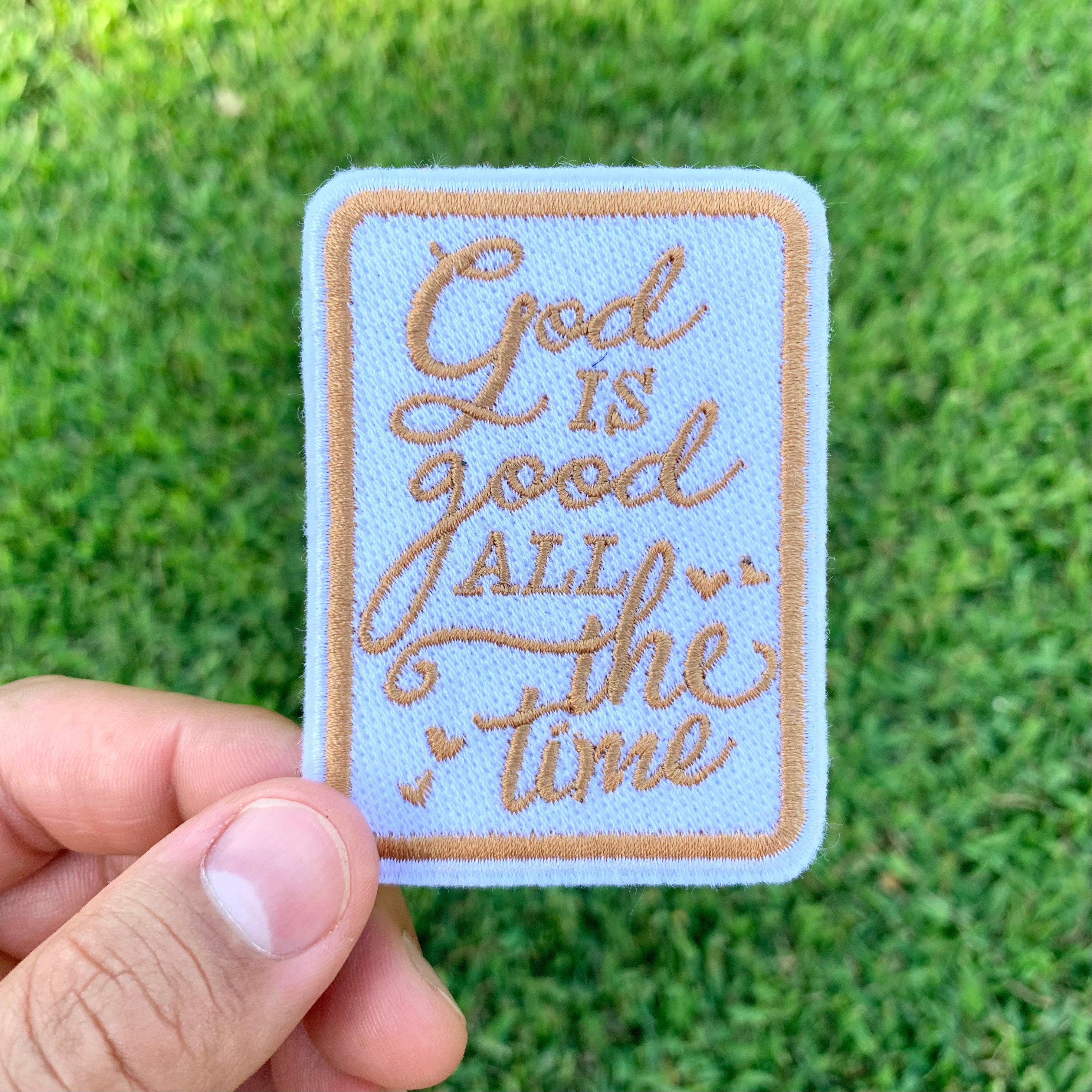 GOD IS GOOD gold | Etsy