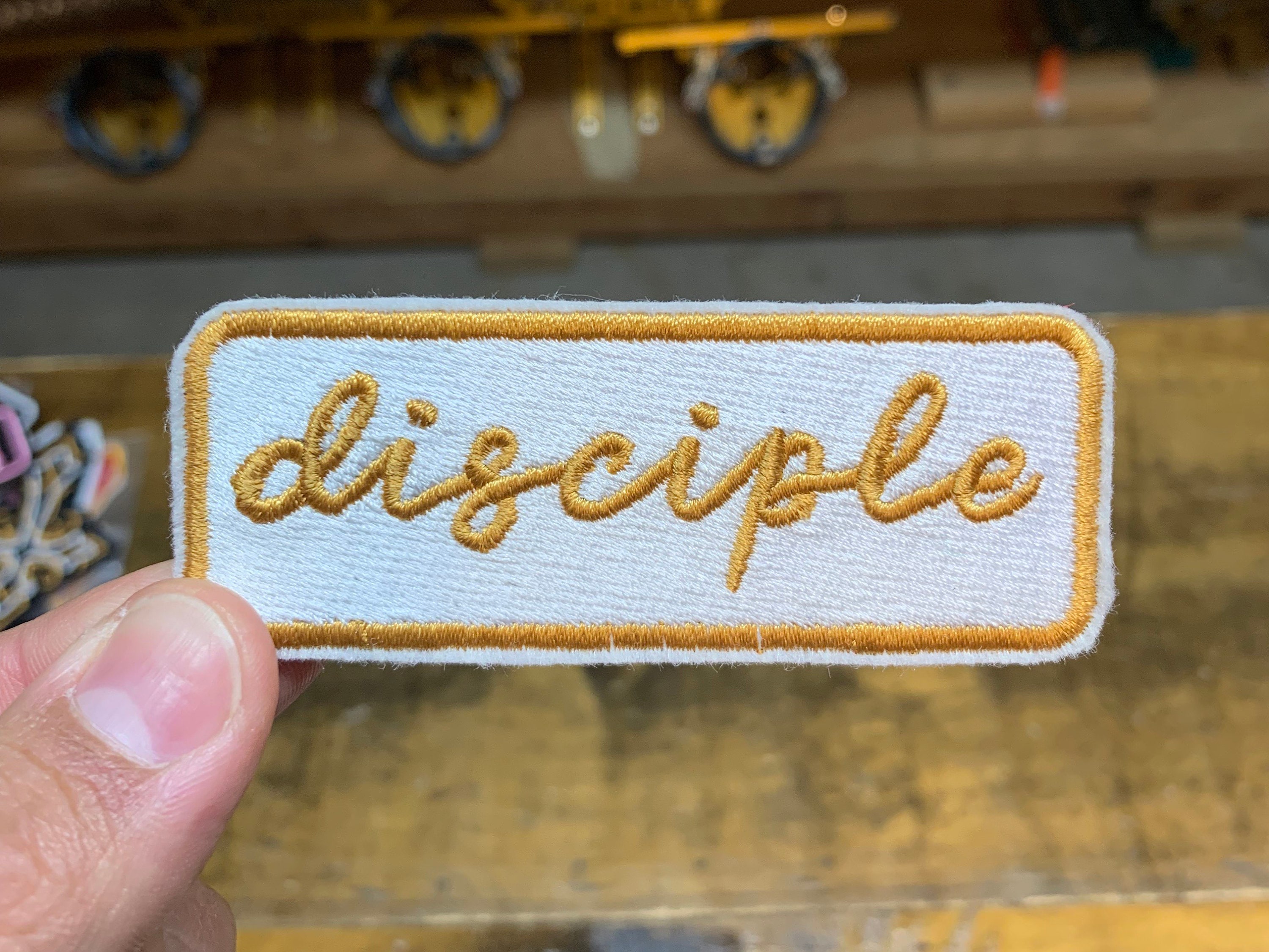 Disciple Embroidered Patch - Iron On - Etsy