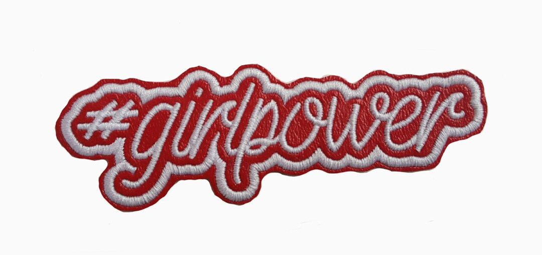 Girlpower Red Patch - Etsy