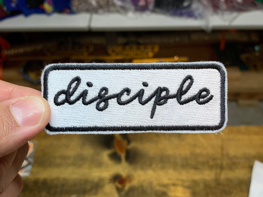 Disciple Embroidered Patch - Iron On - Etsy