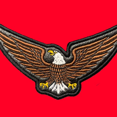 Jumbo Born to Ride Eagle Motorcycle Biker Patch Embroidered - Etsy