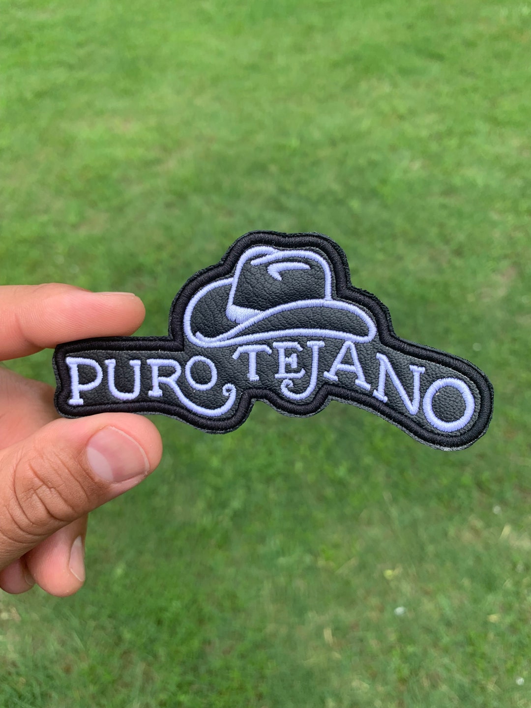 Puro Tejano Leather Patch - Etsy