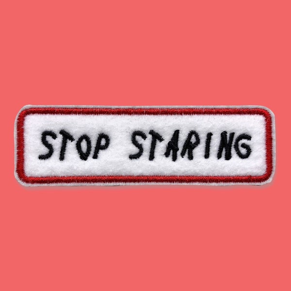 Stop Staring - Etsy