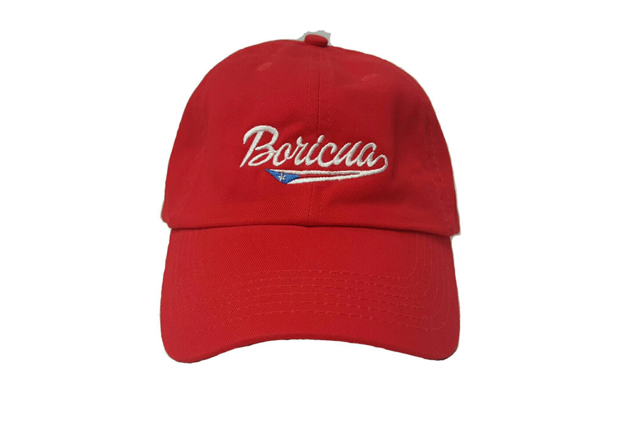 Boricua Dad Cap Red - Etsy