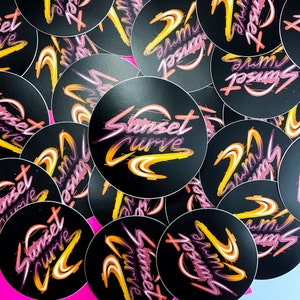 Sunset Curve Logo Sticker || Julie & the Phantoms || Waterproof || Pop ...