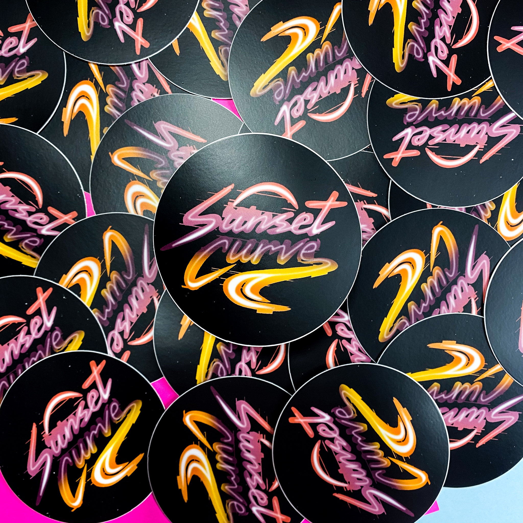 Sunset Curve Logo Sticker Julie & the Phantoms - Etsy