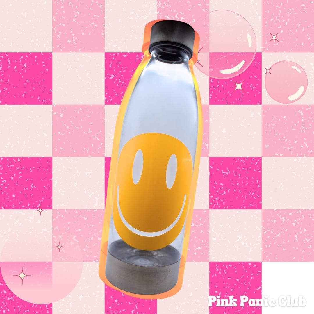 Smiley Face Water Bottle - Etsy