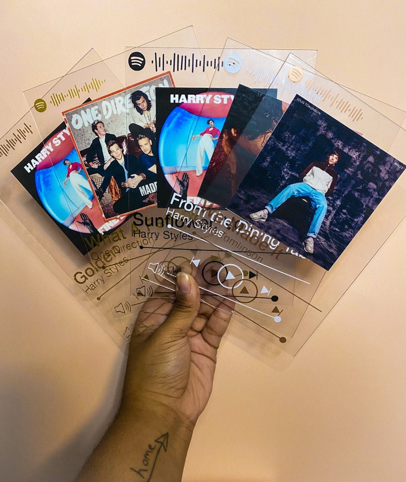 Custom Acrylic Song Poster Music Gifts | Etsy