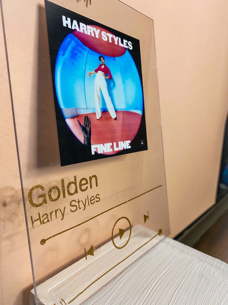 Custom Acrylic Song Poster Music Gifts | Etsy