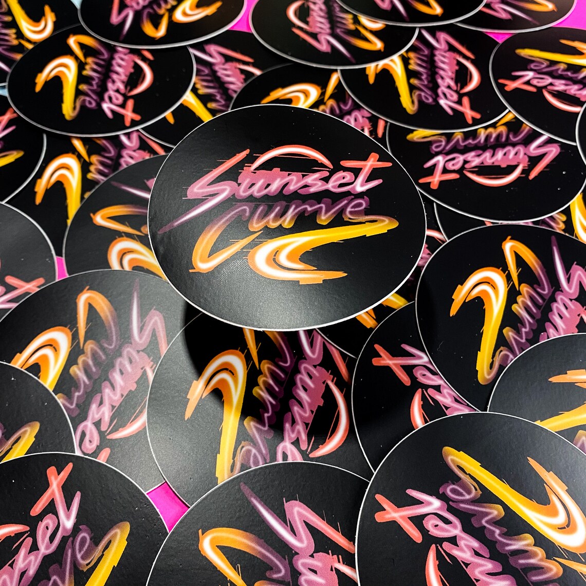 Sunset Curve Logo Sticker Julie & the Phantoms - Etsy