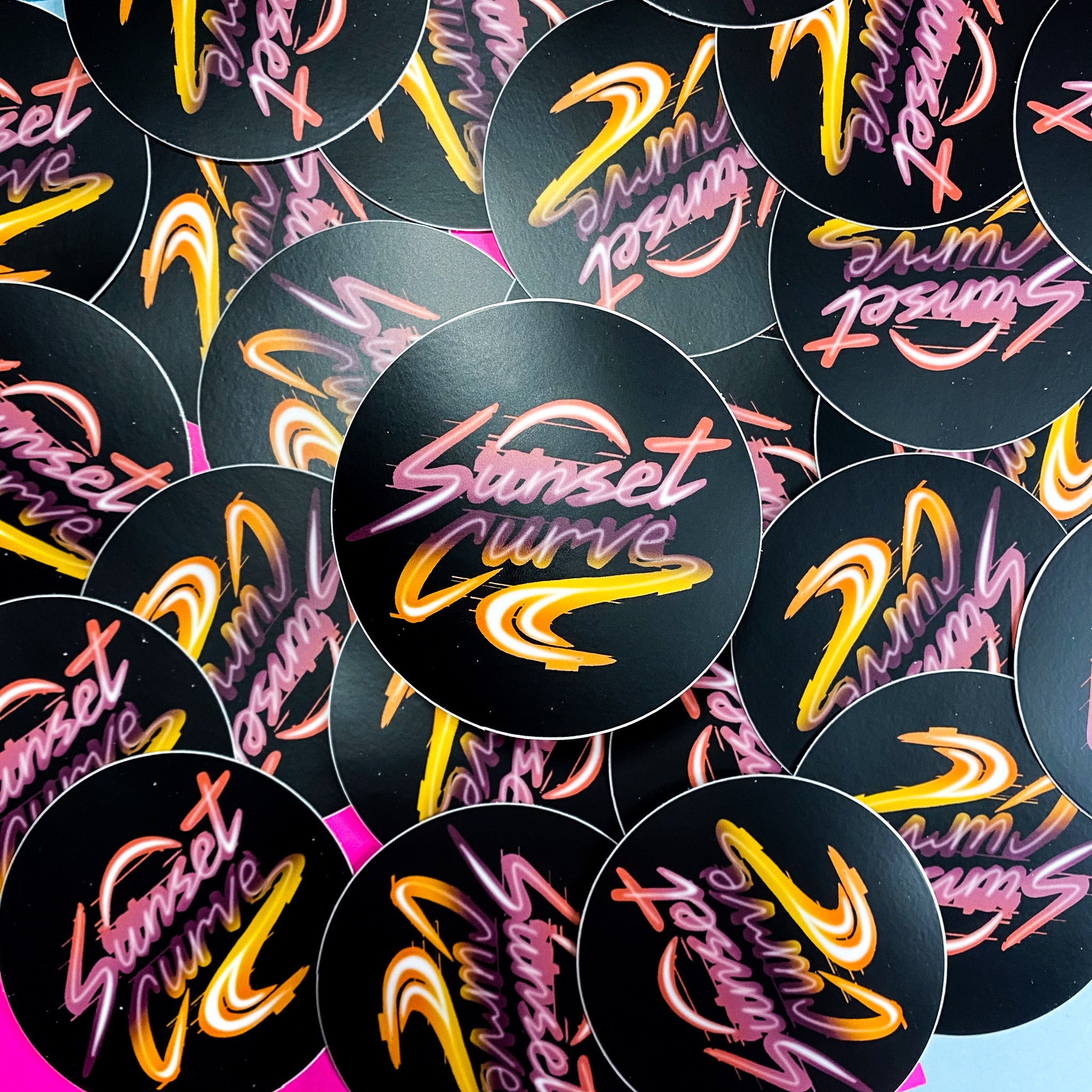 Sunset Curve Logo Sticker Julie & the Phantoms - Etsy