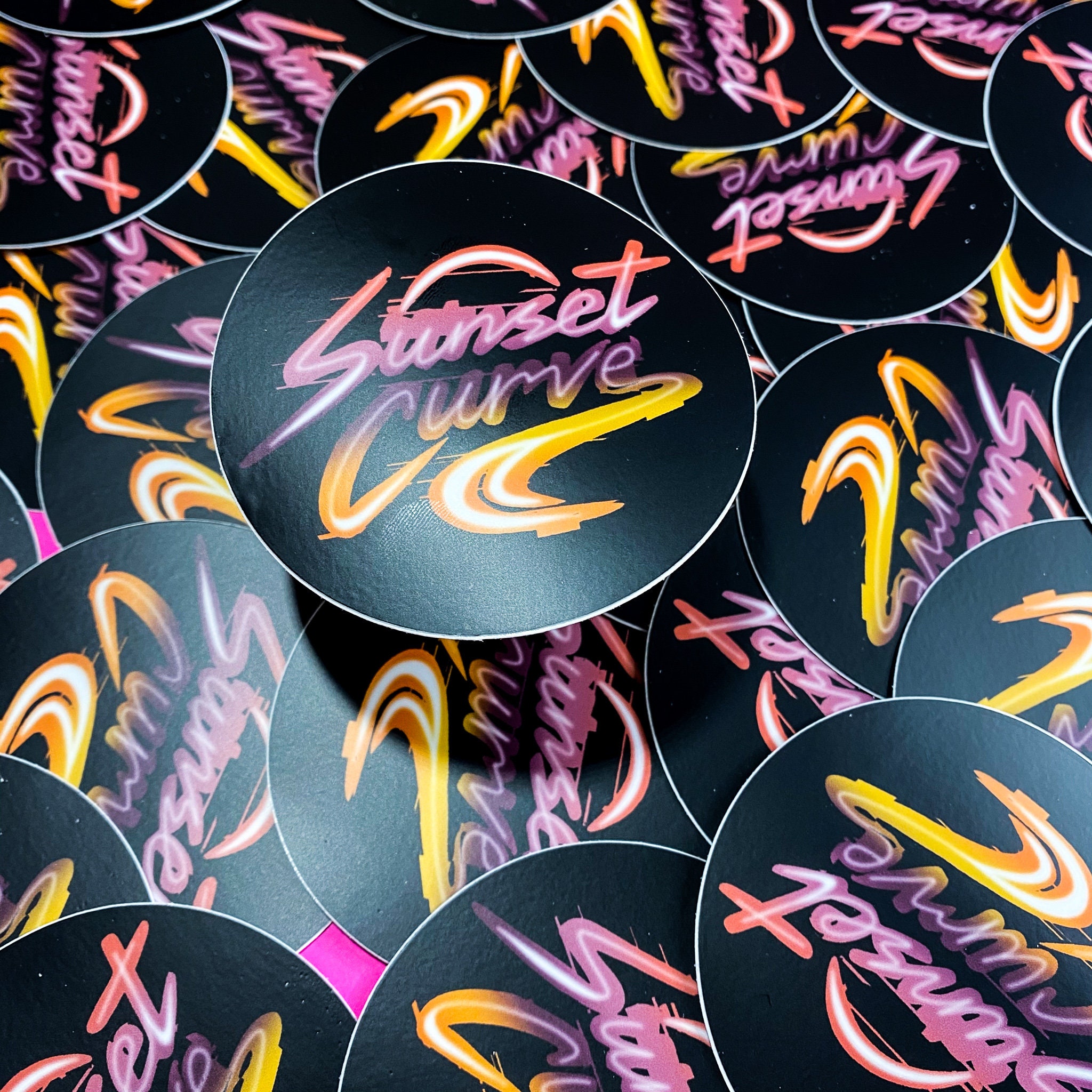 Sunset Curve Logo Sticker Julie & the Phantoms - Etsy