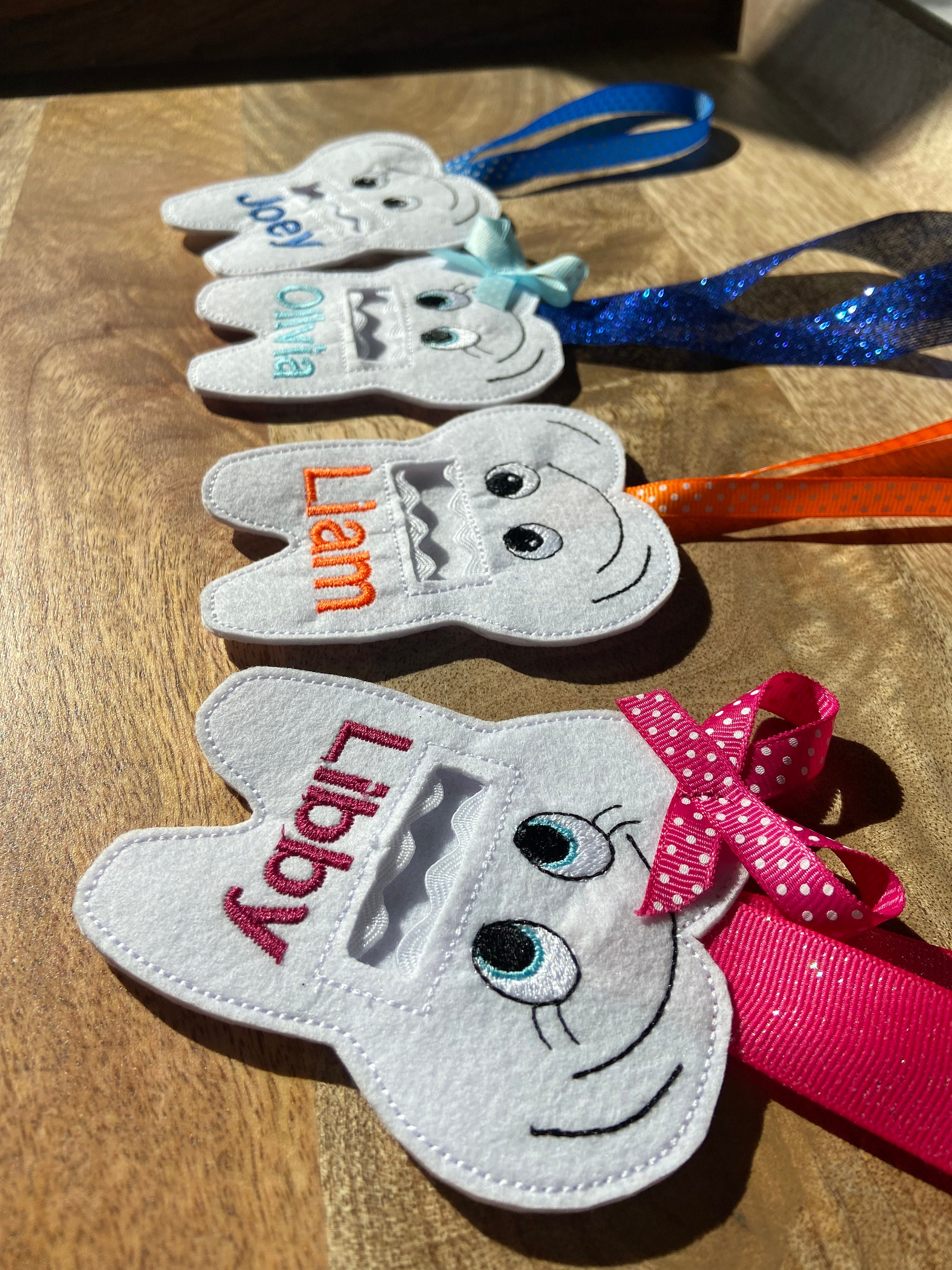 Personalized Tooth Fairy Pouch Tooth Fairy Pocket Holder Boys Tooth ...