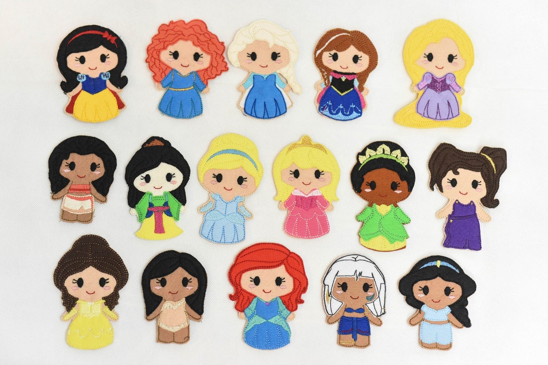 Princess Felt Finger Puppets | Disney Princesses | Pretend Play ...