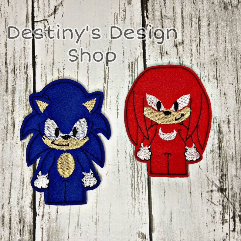 Sonic Finger Puppets| Travel Toys| Pretend Play| Birthday Party ...