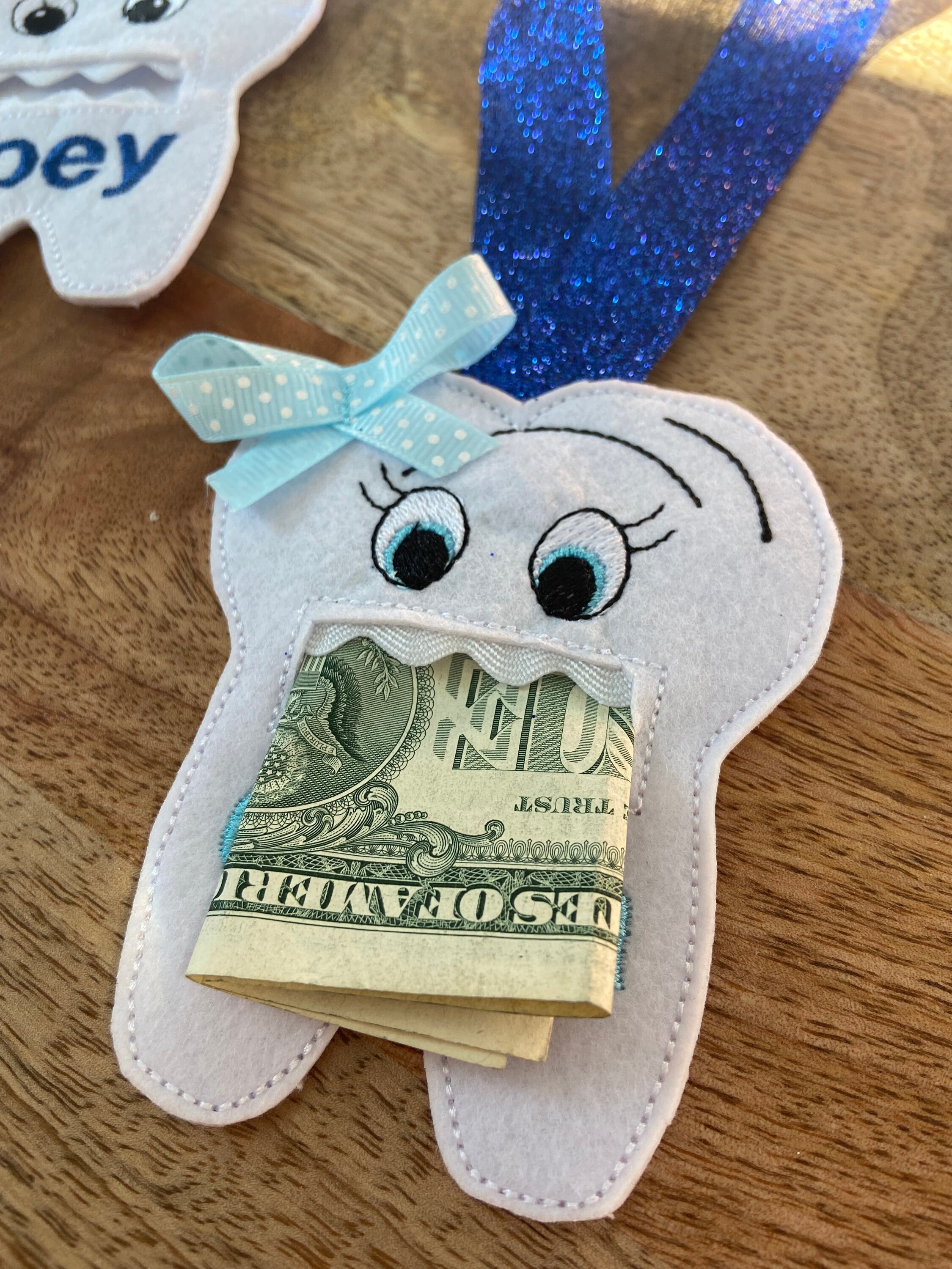 Personalized Tooth Fairy Pouch Tooth Fairy Pocket Holder Boys Tooth ...
