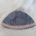 Linen Viking/norse/anglo Saxon 6-panel Hat- Denim Blue With Red ...