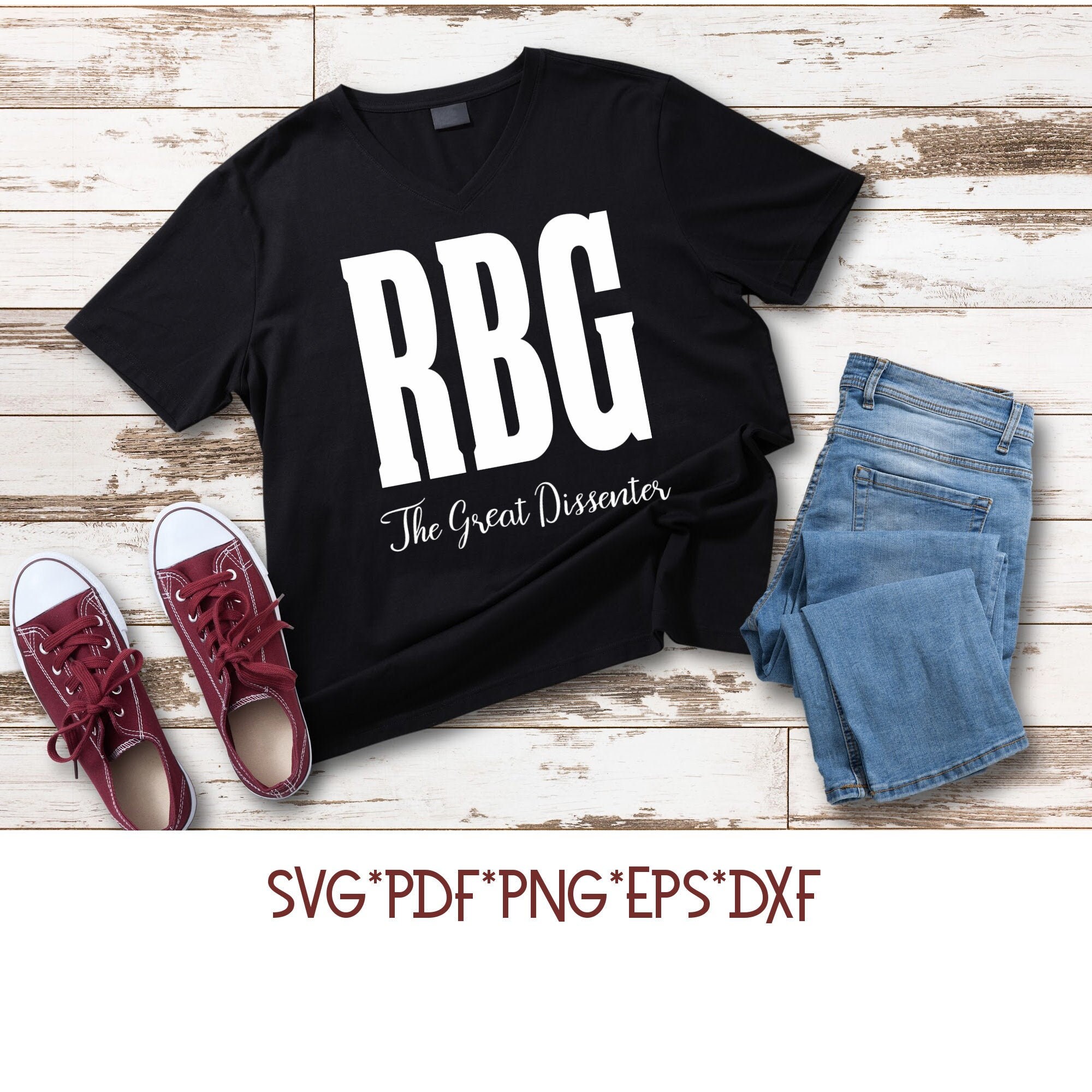 RBG SVG Ruth Bader Ginsburg SVG Dissent Svg Ruth Svg - Etsy