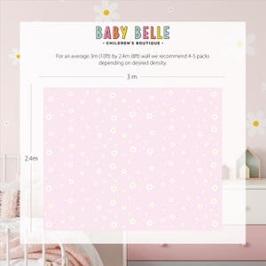 Daisy Wall Decals: Paper Removable Flower Baby, Kids Nursery Stickers ...