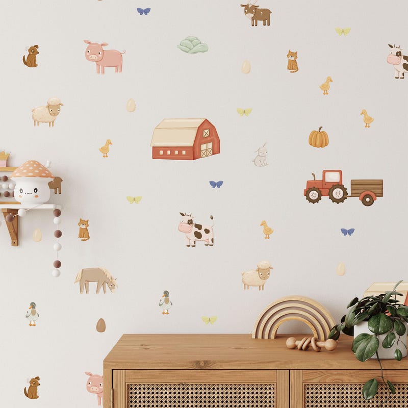 Farm Wall Decal - Etsy