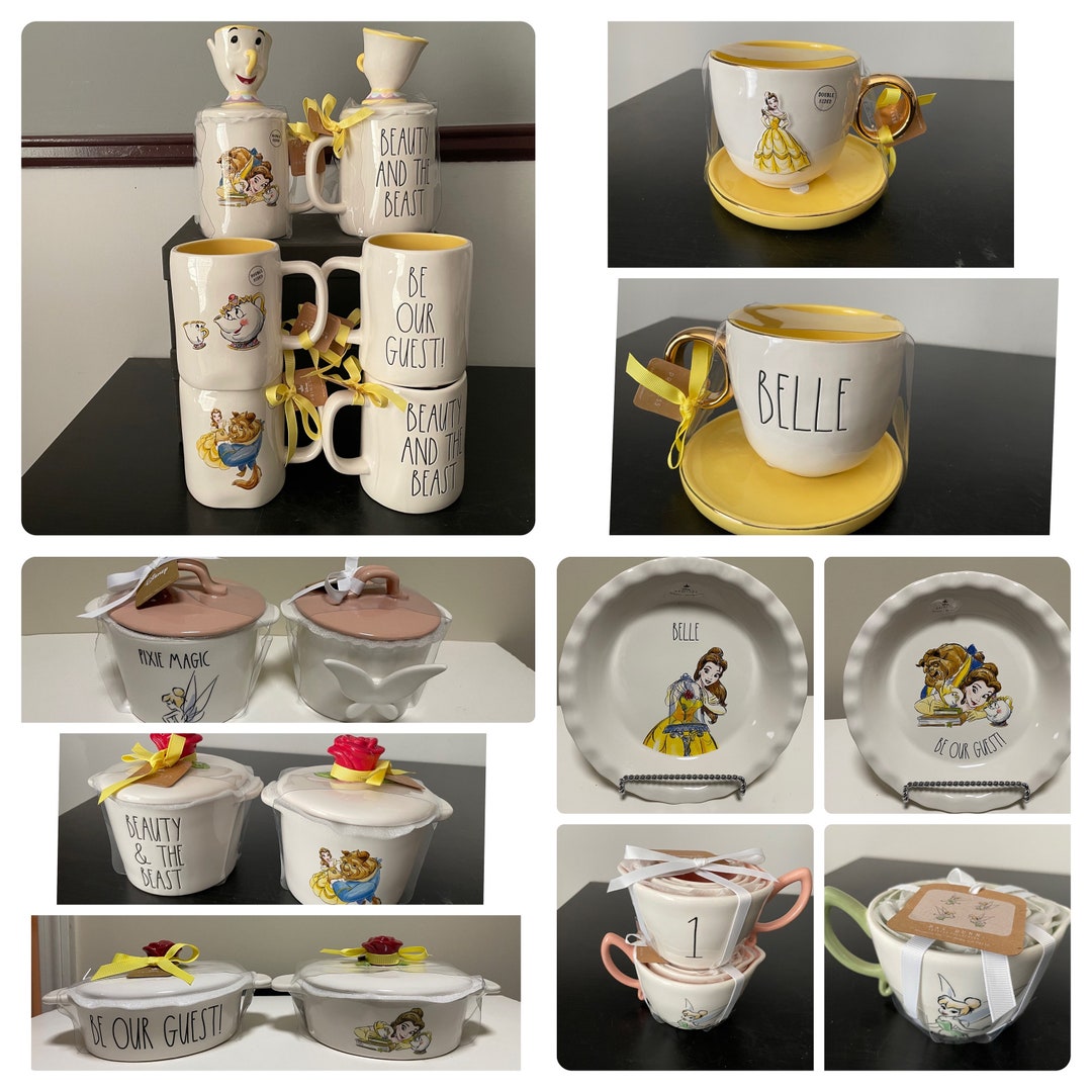 Rae Dunn NEW Disney Princess Mugs DS, Bake Dish, Measuring Cups-please ...