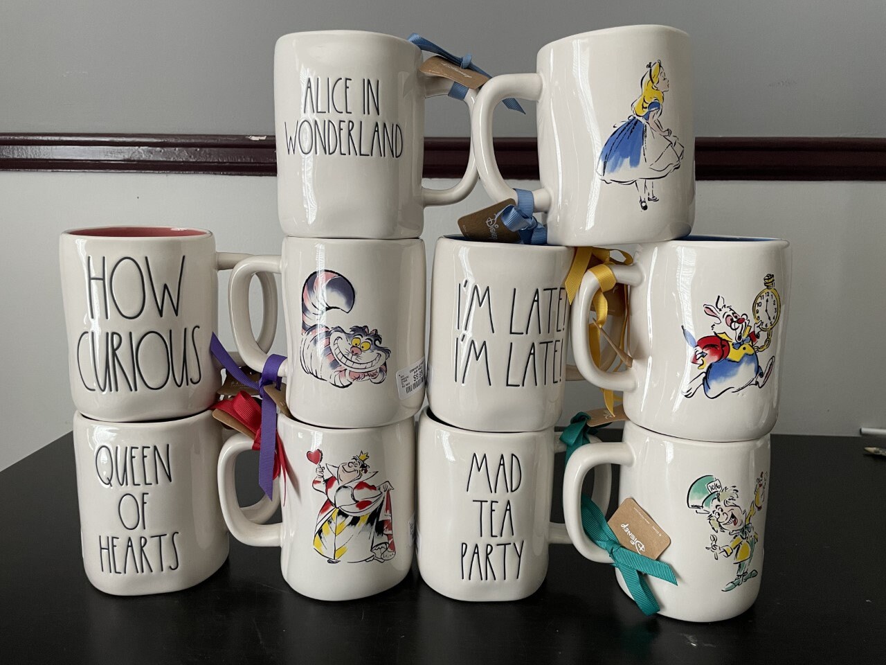 Rae Dunn Disney Alice in Wonderland Mugs Double Sided - Etsy