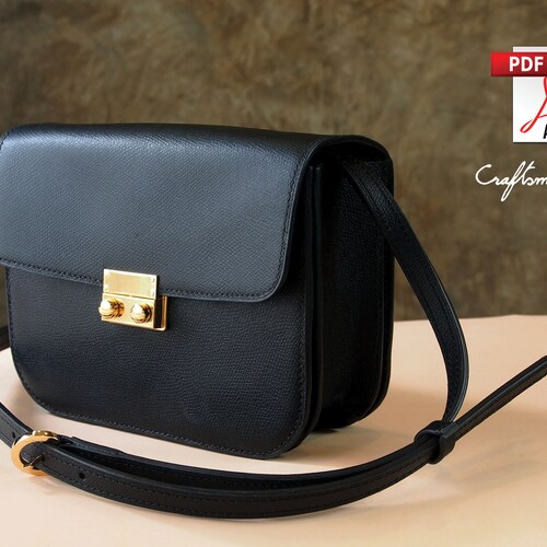 Leather Bag Pattern PDF Files: Boxy Bag with How to Guide | Etsy