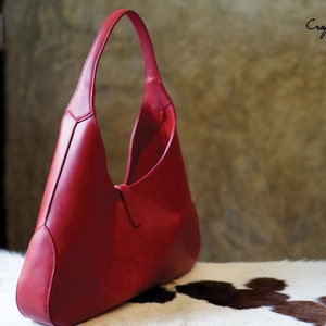 Leather Bag Pattern (PDF Files) Classic Hobo Pattern (with How to Guide ...