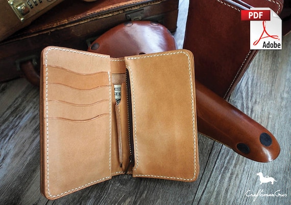 Leather Biker Wallet Pattern