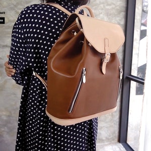 Leather Bag Pattern (PDF Files): Backpack (with How to Guide) - Etsy