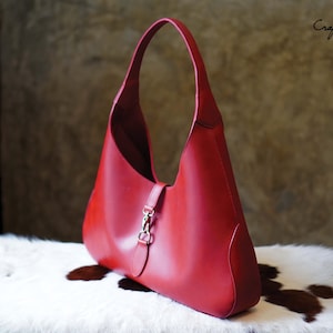 Leather Bag Pattern (PDF Files) Classic Hobo Pattern (with How to Guide ...