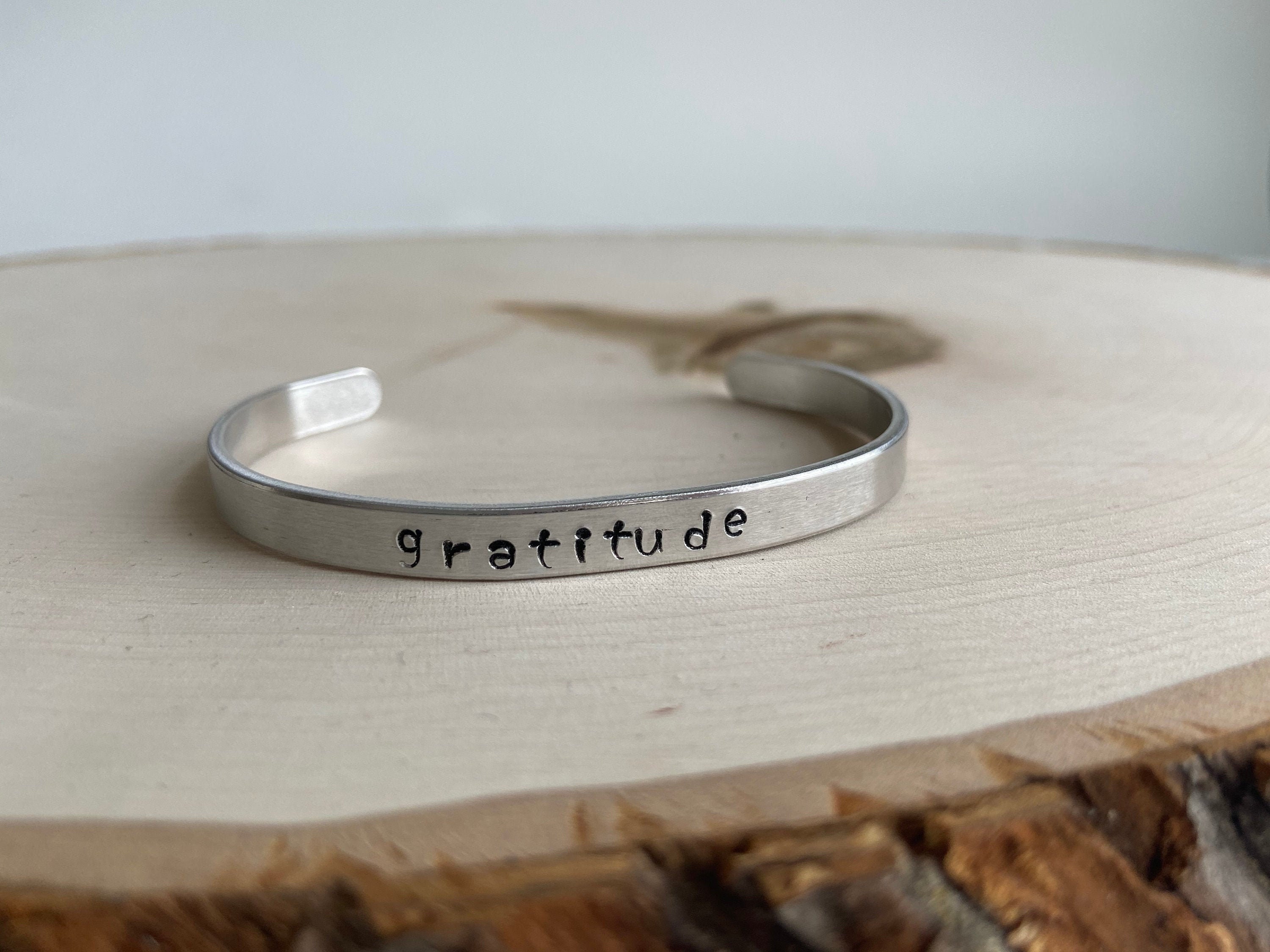 Gratitude I Gratitude Bracelet I Gratitude Jewelry I Grateful | Etsy